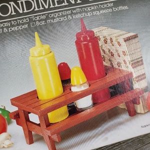 Gemco Ware | Kitchen | Vintage Gemco Ware Brand Picnic Condiment Holder ...